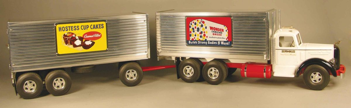 Smith Miller, Toy Truck, Wonder Bread Tandem Mack Truck and Trailer