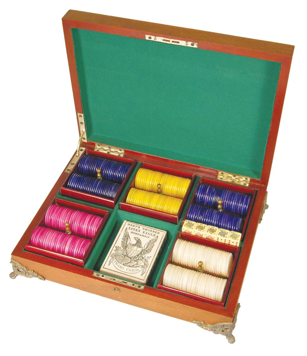 Gambler's Box, ca. late 1800's, Belonged to J.T Drummond founder of ...