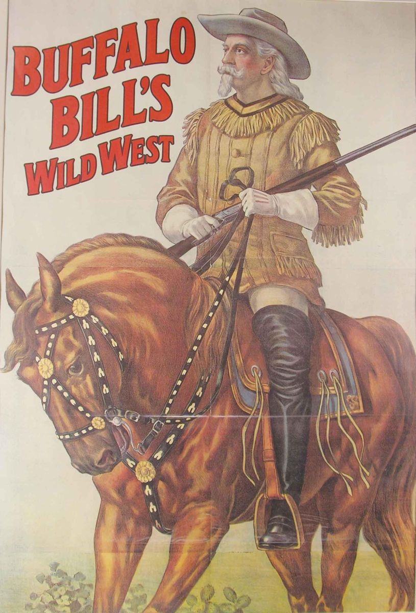 Buffalo Bill Wild West Advertising Poster