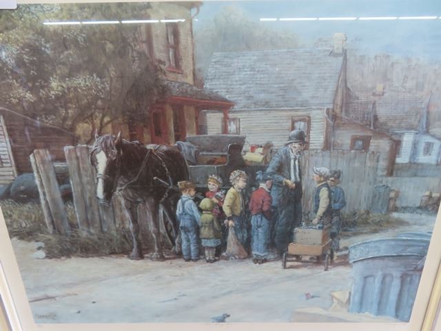 Armand Paquette ' The Rag Man' Signed Print 27 Armand Paquette ' The Rag Man' Signed Print 27