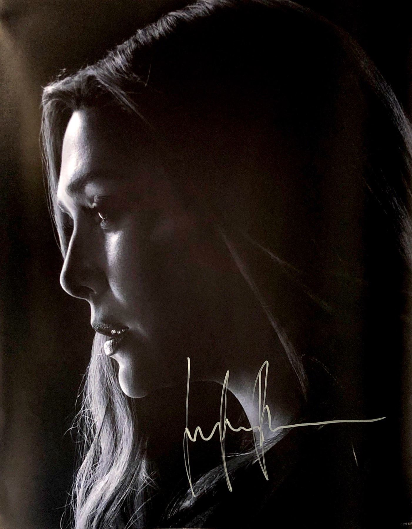 Elizabeth Olsen Autograph Signed Avengers Scarlet Witch Poster