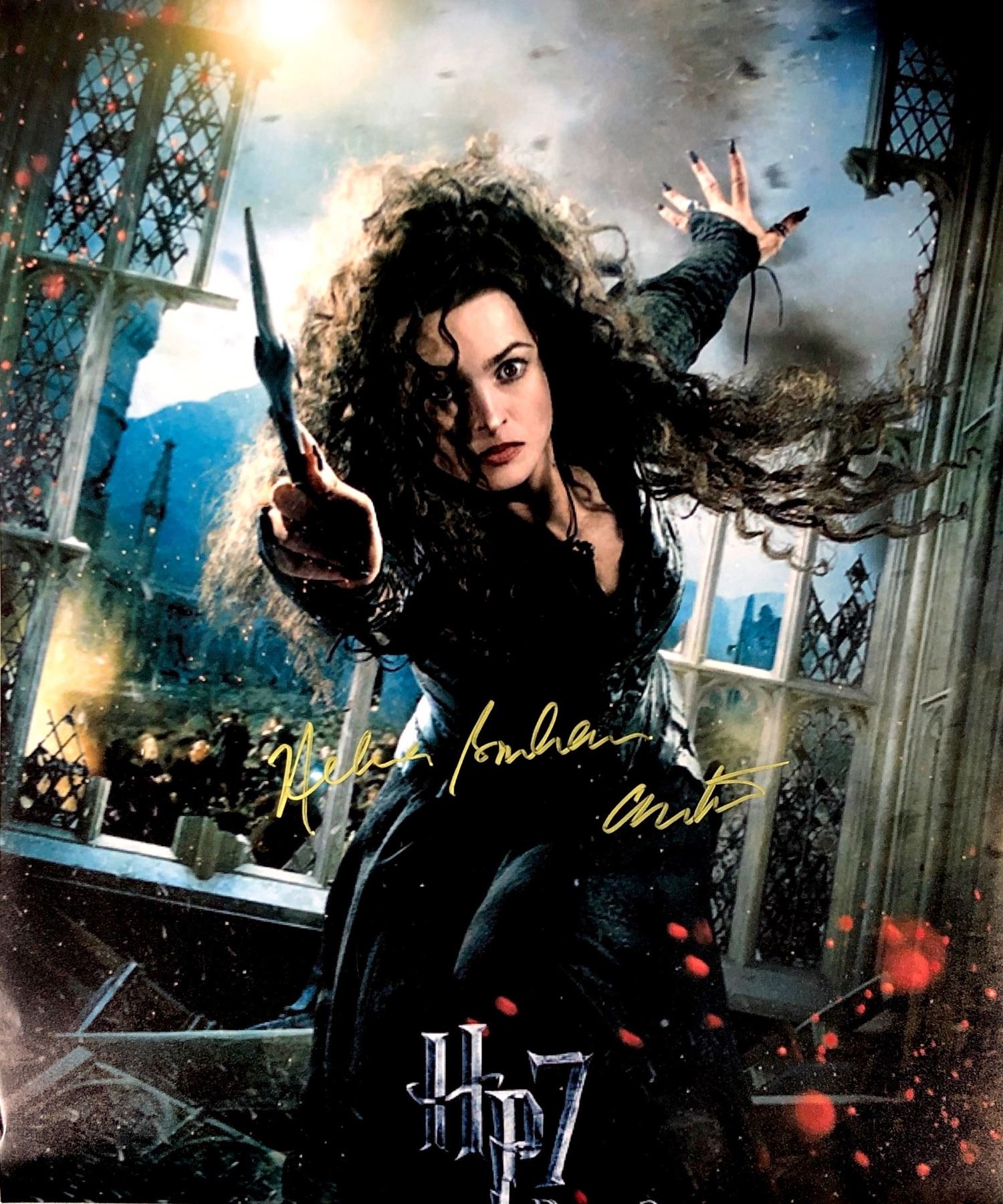 Autograph Signed Helena Bonham Carter Poster
