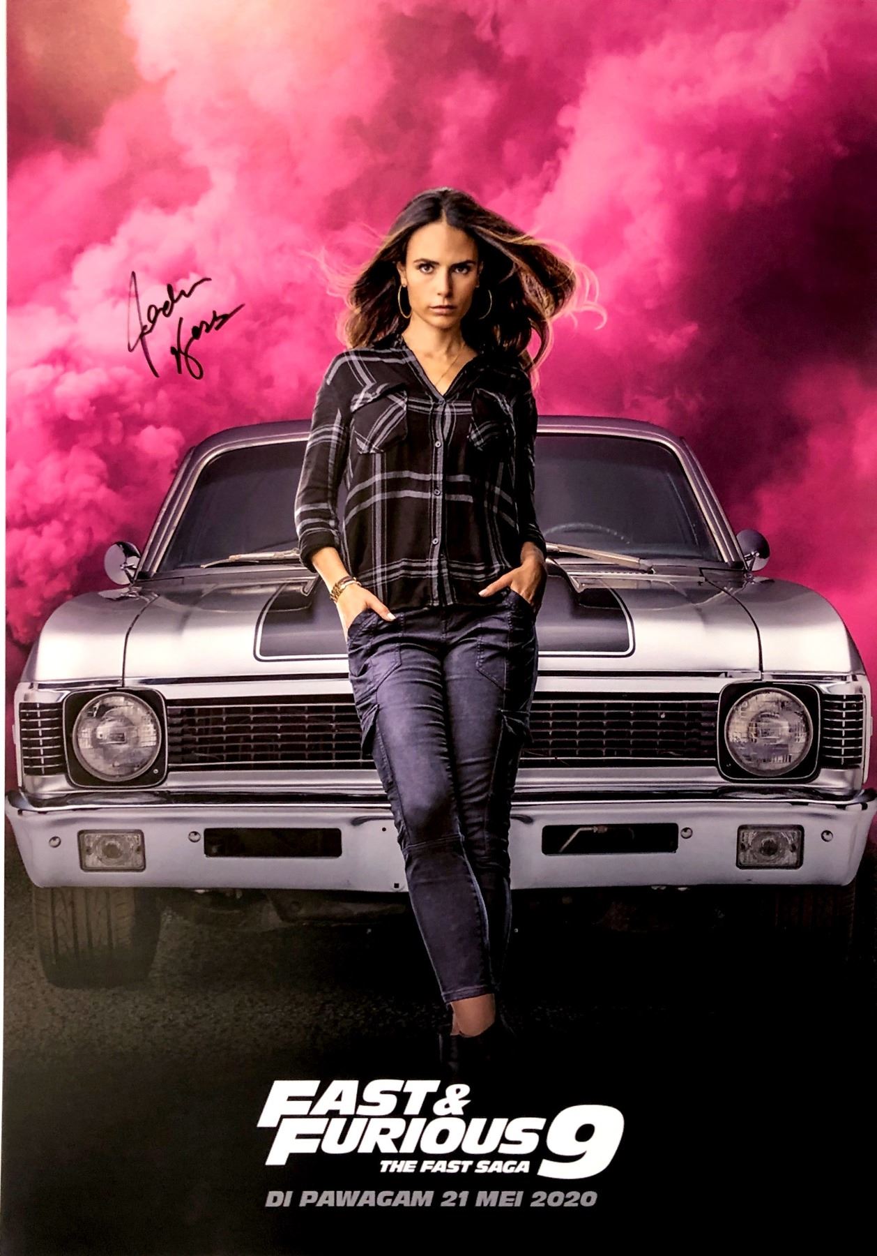 Autograph Signed Fast and Furious 9 Poster