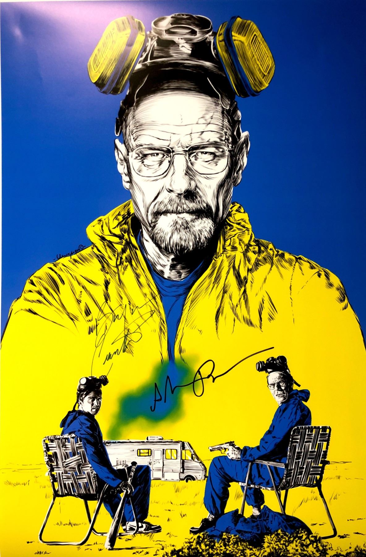Autograph Signed Breaking Bad Poster