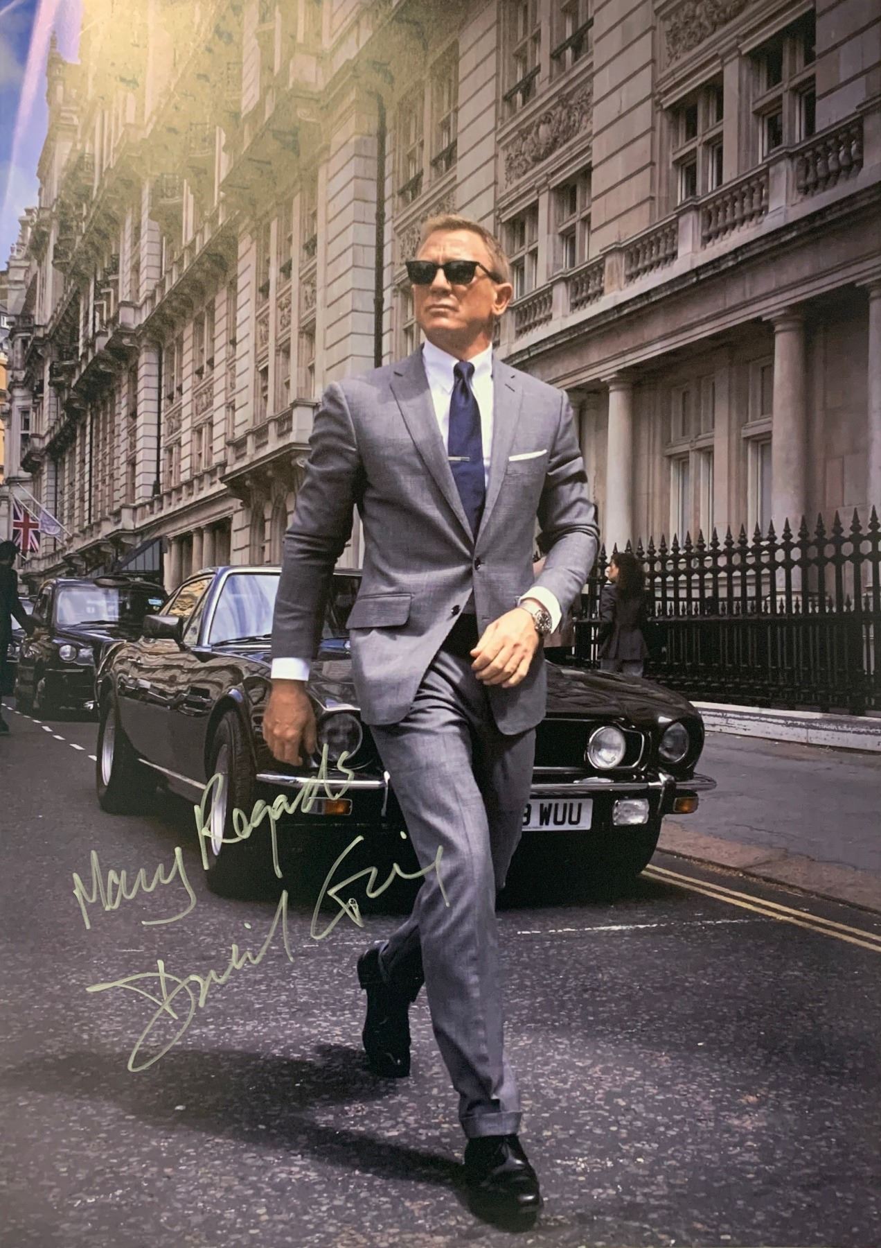 Daniel Craig Autograph Signed James Bond 007 Poster
