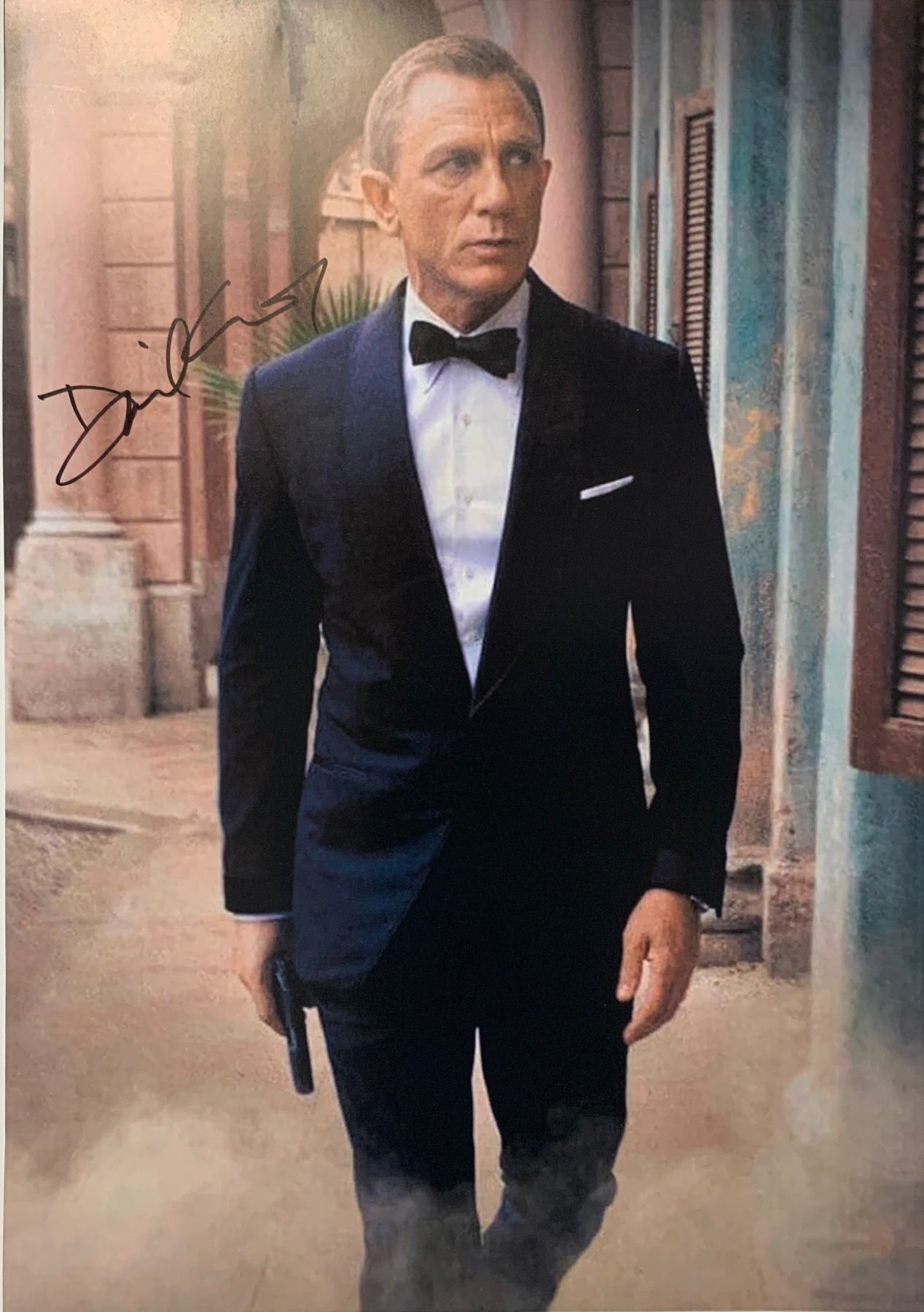 Daniel Craig Autograph Signed James Bond 007 Poster