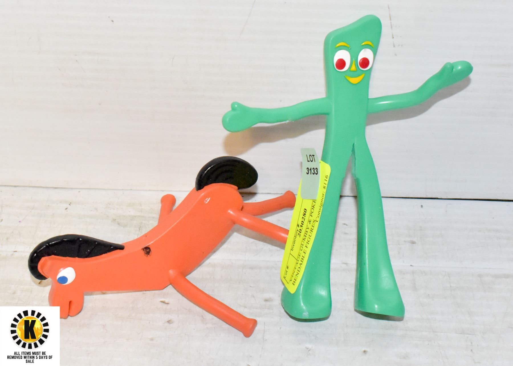 Vintage Gumby And Pokey Bendable Figures