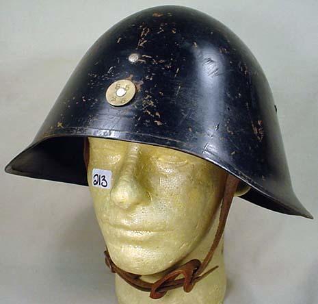 VINTAGE DUTCH ARMY HELMET W/ LINER AND CHIN STRAP