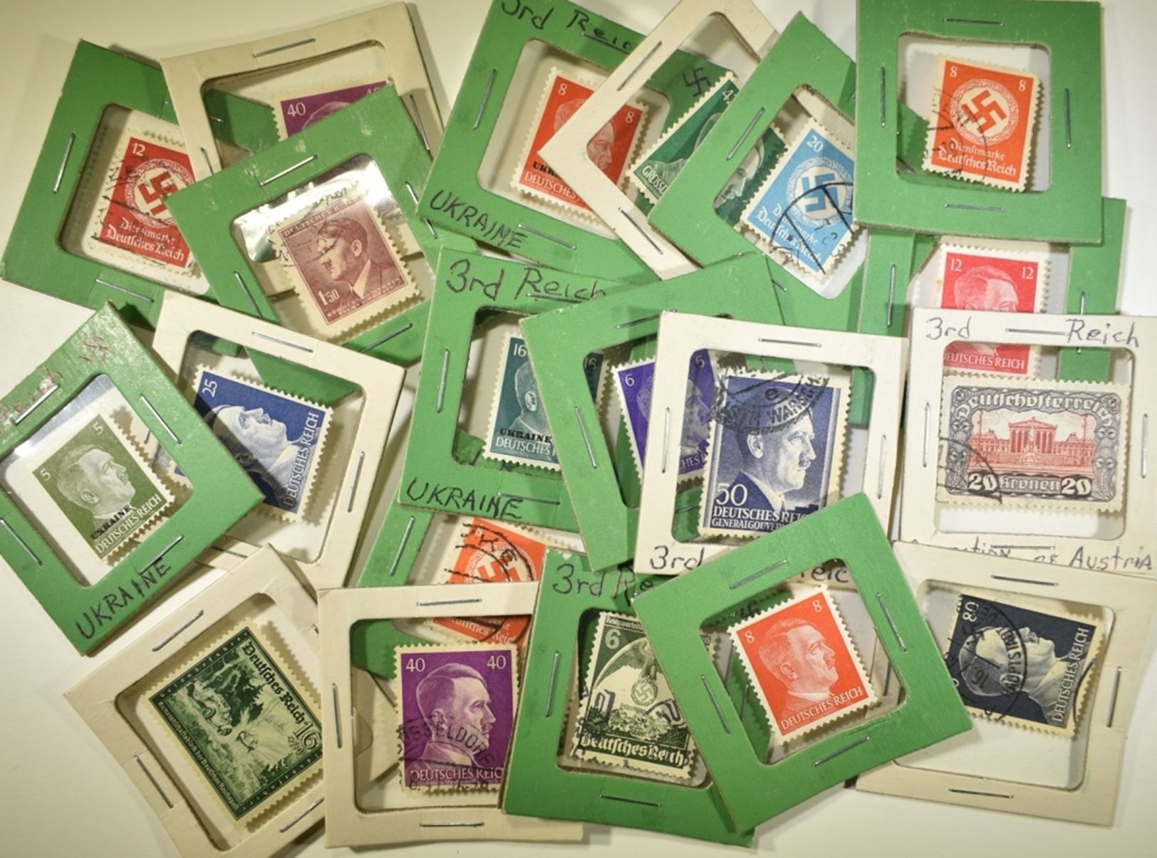 LOT OF 20 THIRD REICH/NAZI STAMPS