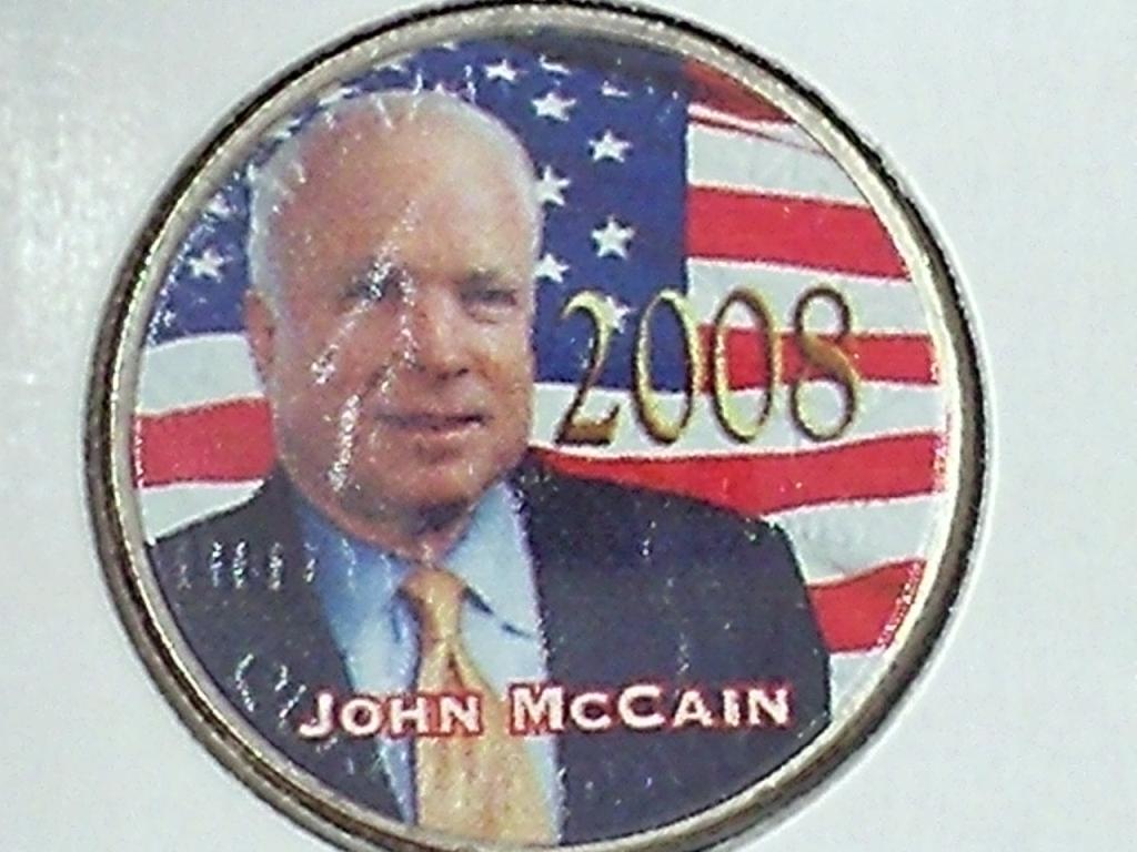 John McCain Colorized 2008 Arizona Quarter