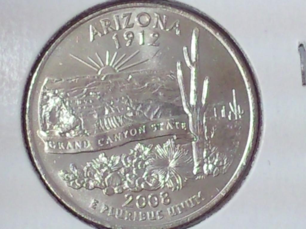 John McCain Colorized 2008 Arizona Quarter
