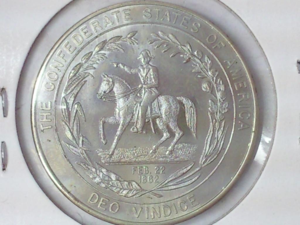 1861-1865 CSA Jefferson Davis Token