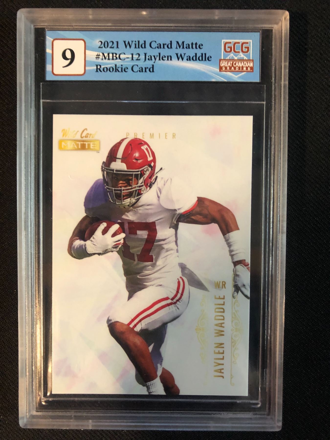 2021 Wild Card Matte Jalen Waddle Rookie Card Gcg 9