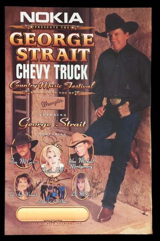 George Strait Country Music Festival Poster