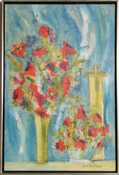Susan Pear Meisel, Flowers, Painting