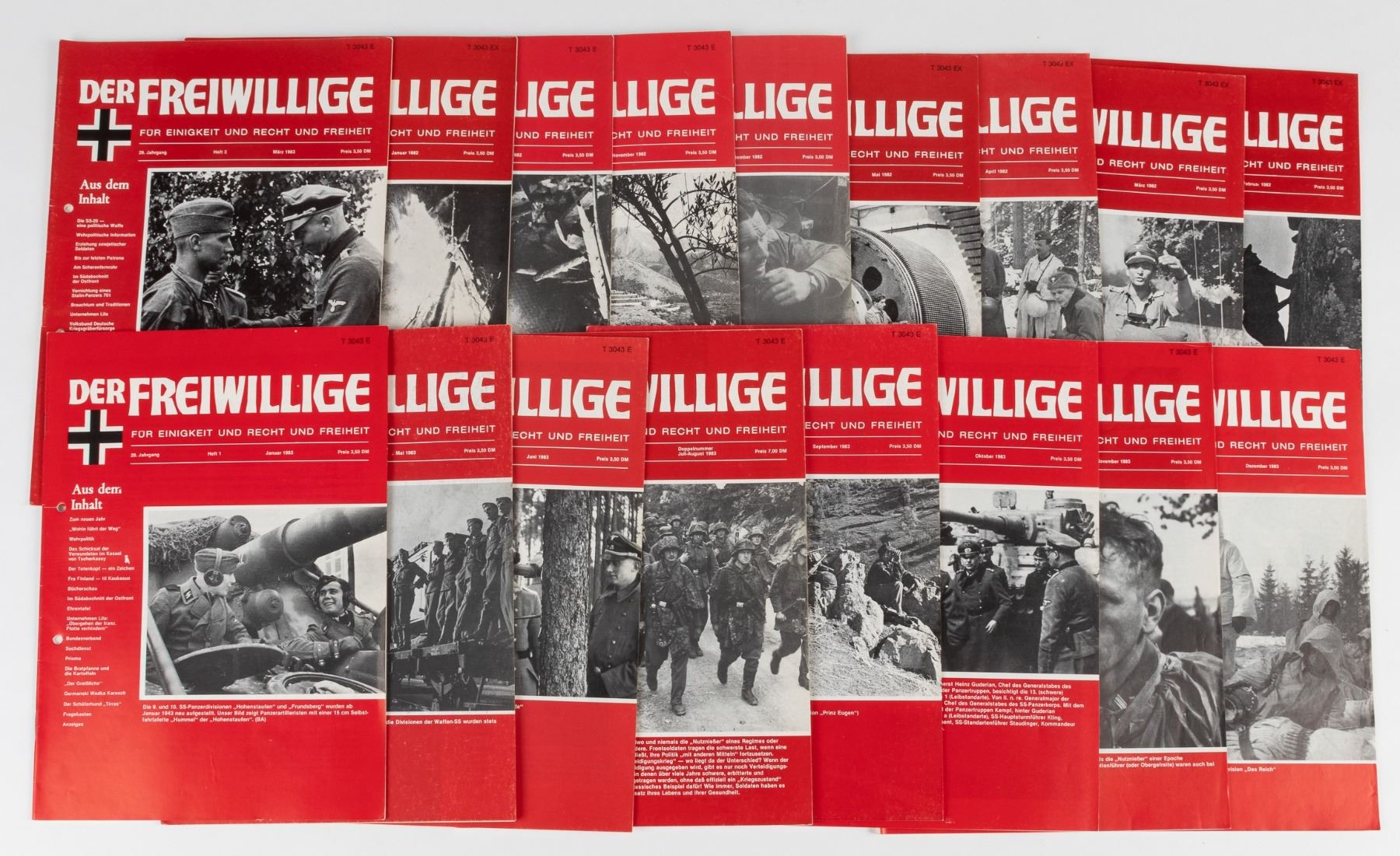 DER FREIWILLIGE WAFFEN-SS MAGAZINES (17)