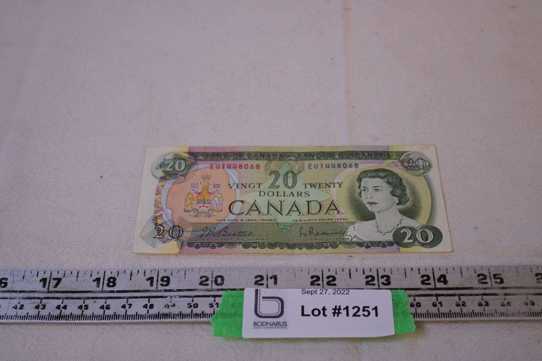1969 20 Dollar Bill Bodnarus Auctioneering 1969-20-dollar-bill-bodnarus-auctioneering