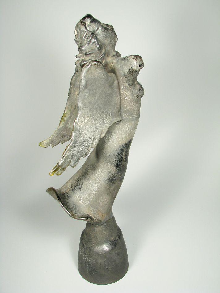 Livio Seguso (Italian, b.1930) Art Glass Sculpture, Figure of an Angel,
