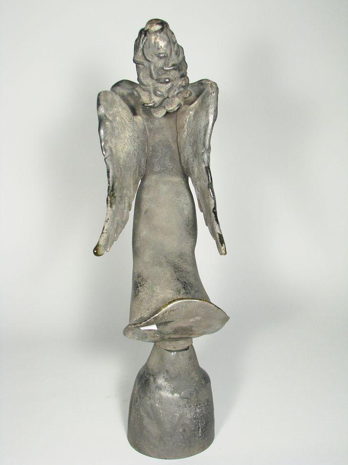 Livio Seguso (Italian, b.1930) Art Glass Sculpture, Figure of an Angel,
