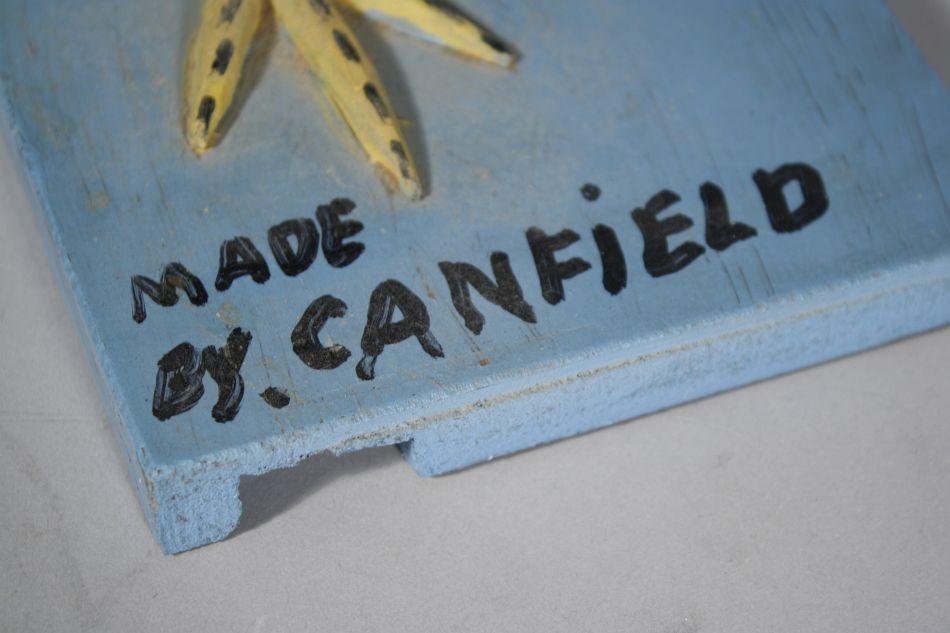 Okey John Canfield (American, 1907-1995) Two Pheasants, Carved Hardwood ...