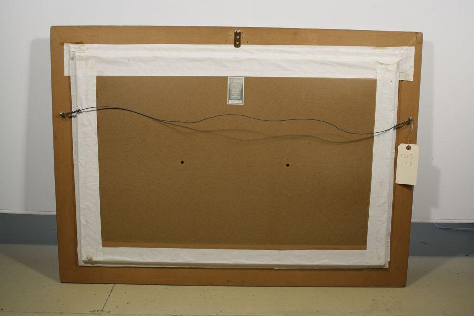 Anthony Klitz (Irish, 1917-2000) City Scene, Oil on canvas,