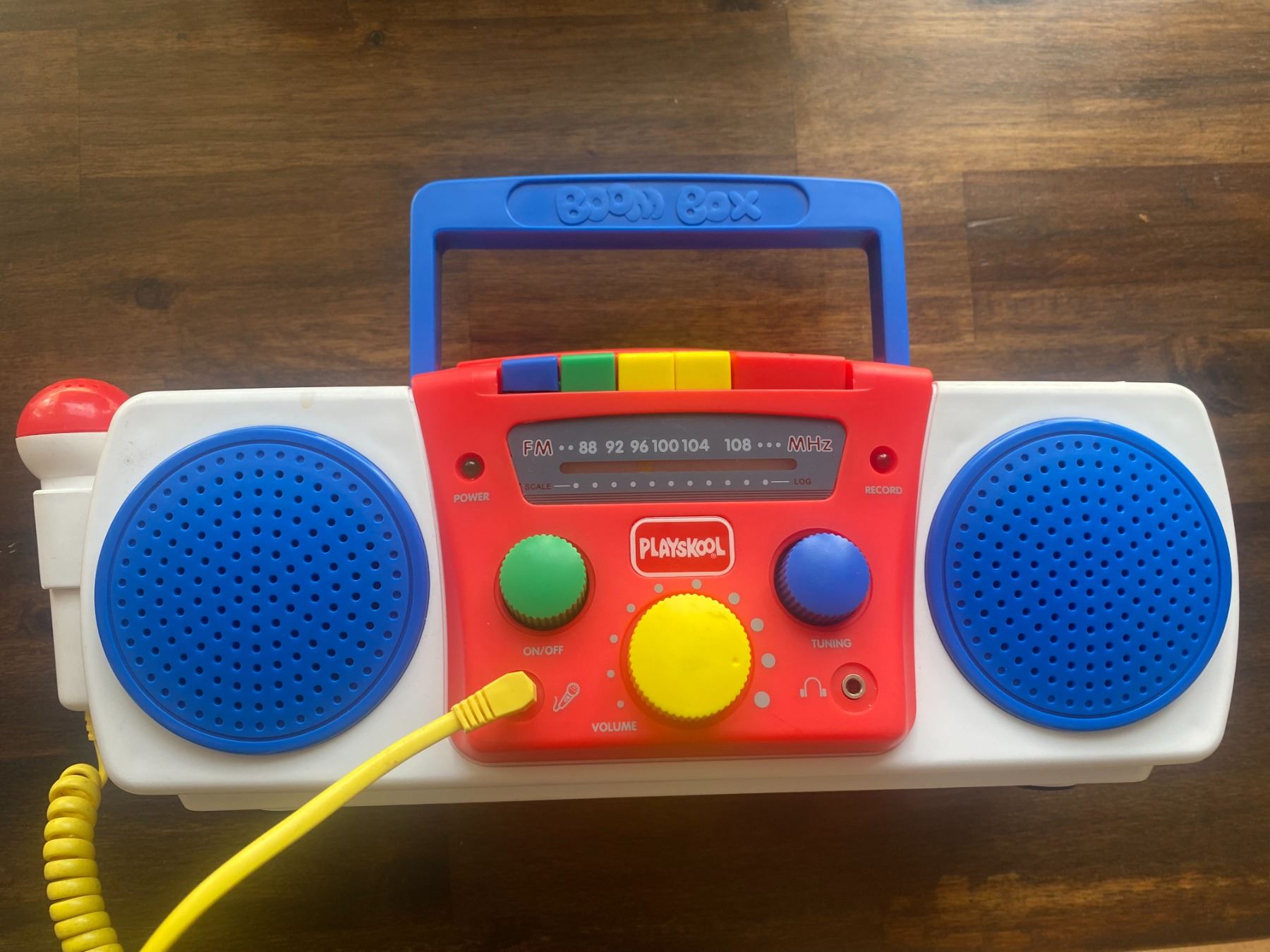 NEW- Vintage 1995 Playskool Boombox Radio Tape Recorder with Sing Along ...