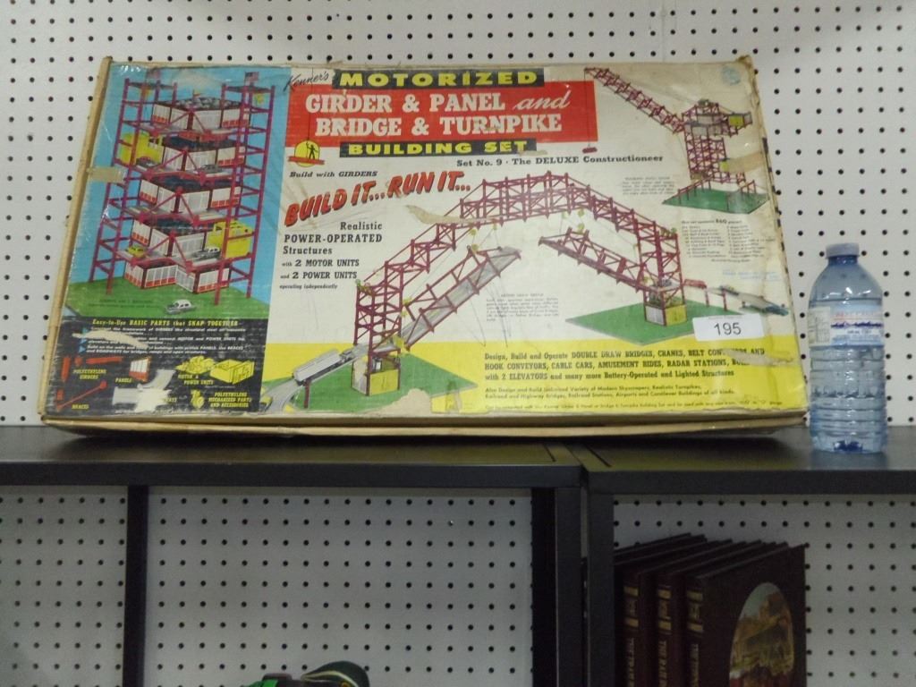 Vintage motorized girder & panel bridge & turnpike