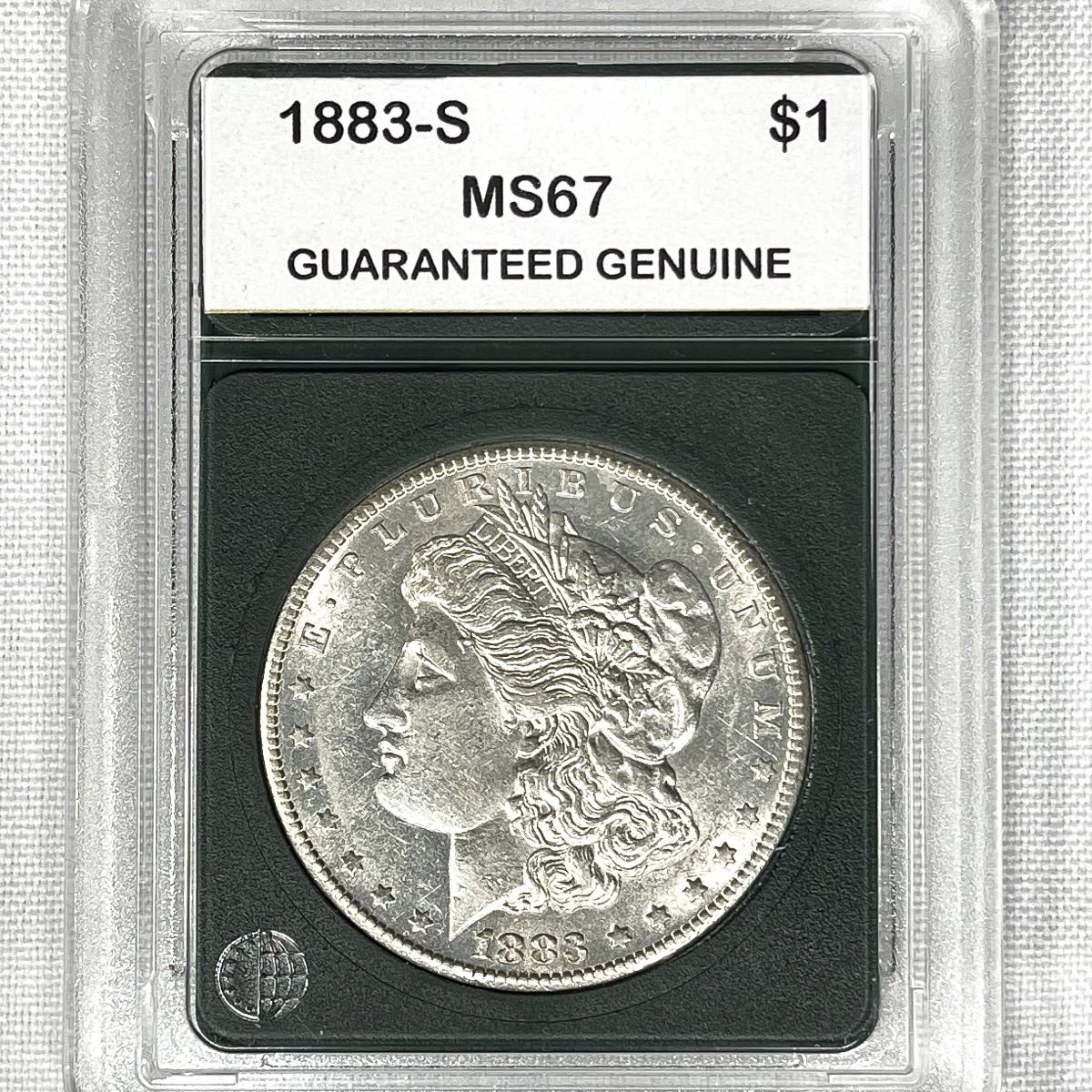 1883-S Morgan Silver Dollar GG-MS67