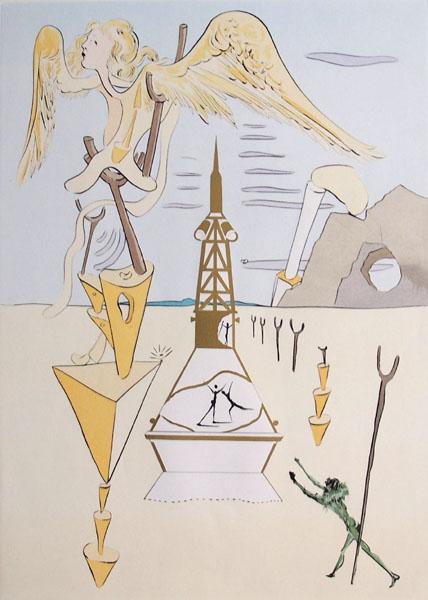 SALVADOR DALI Hand Signed Etching 1975