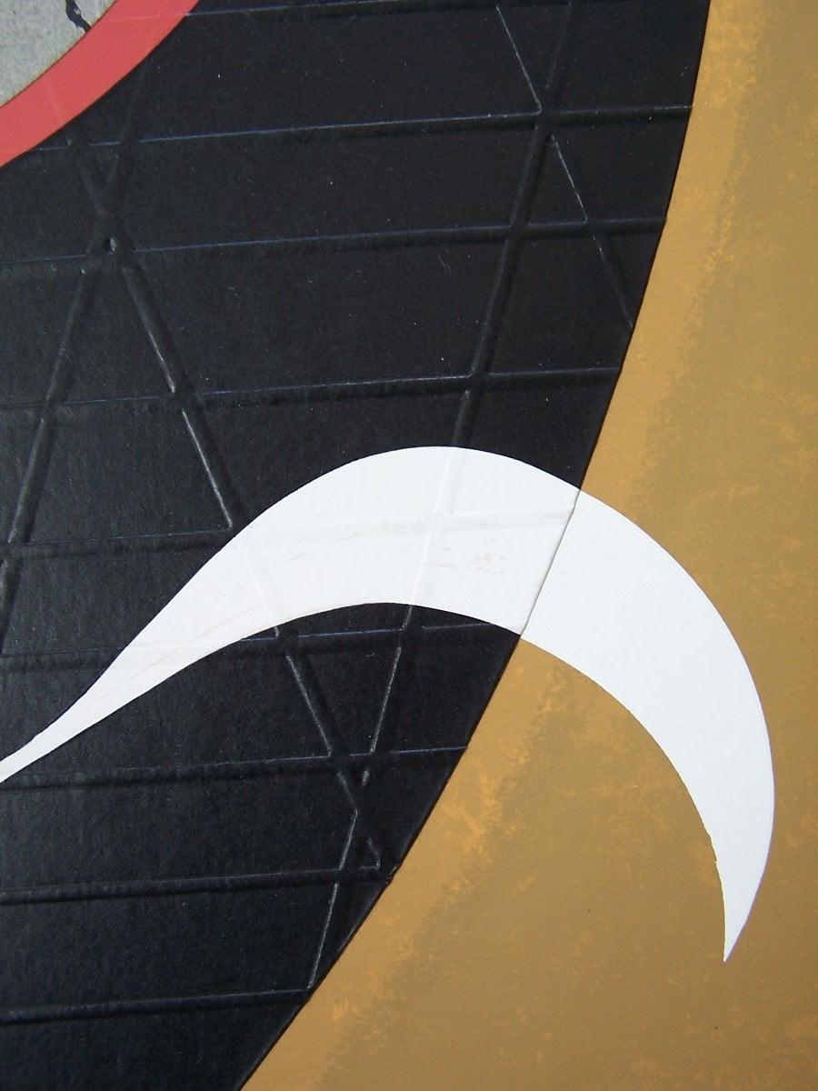 CESAR DOMELA Sig. Silkscreen-Collage De Stijl