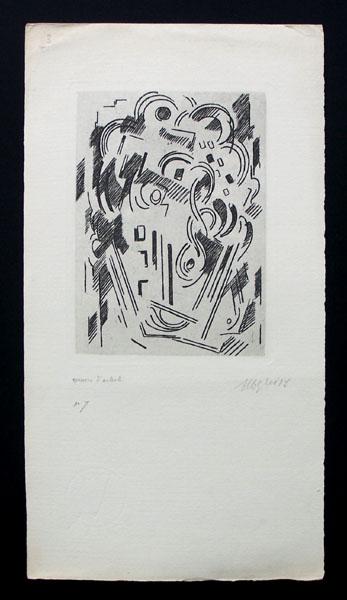ALBERT GLEIZES Hand Signed Etching