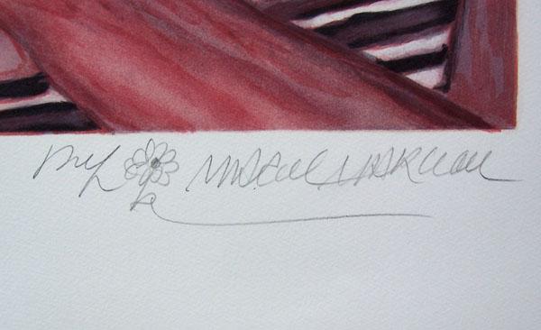 MARCEL MARCEAU Litho + Drawing Mime