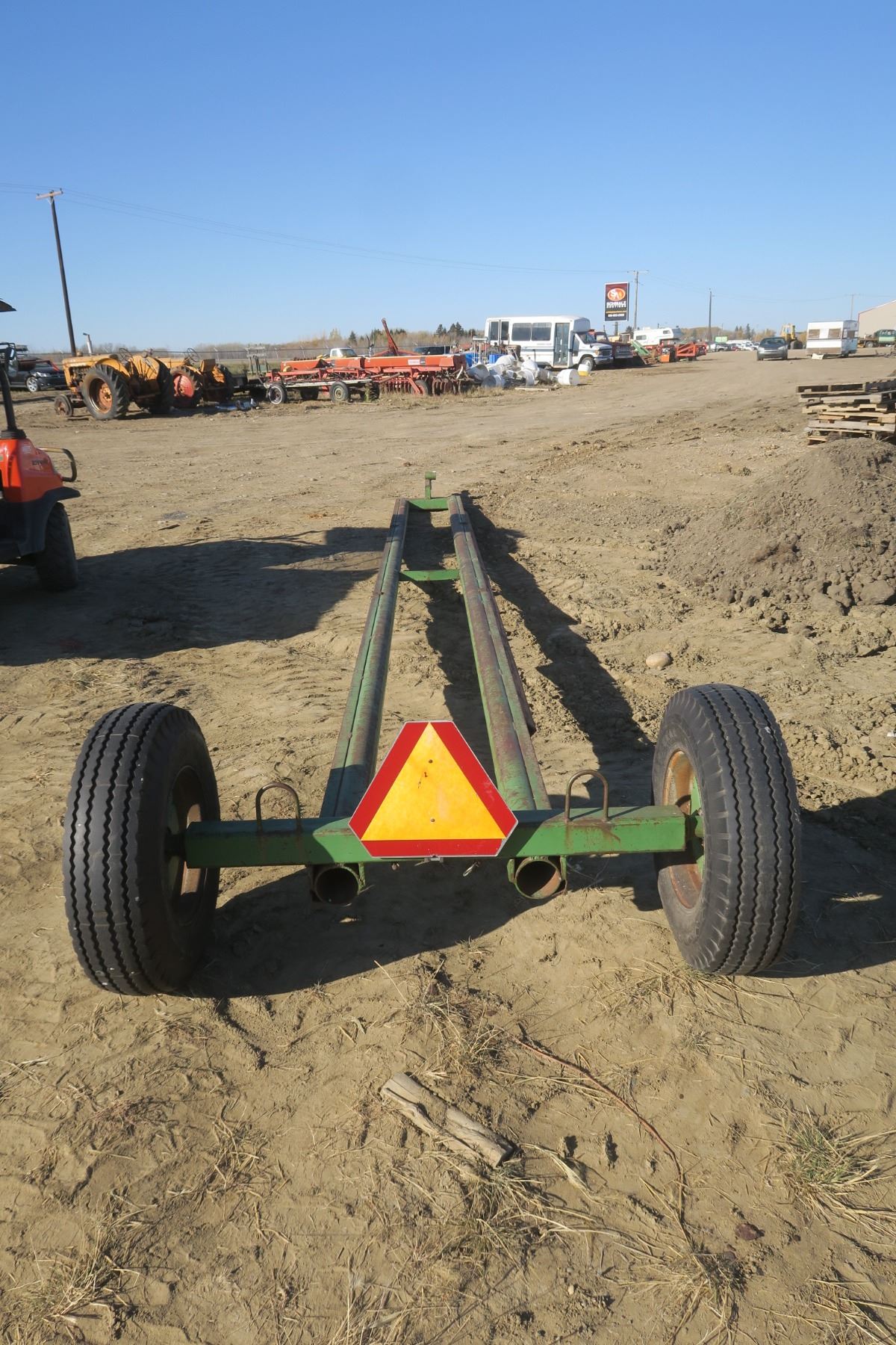 combine head transport trailer