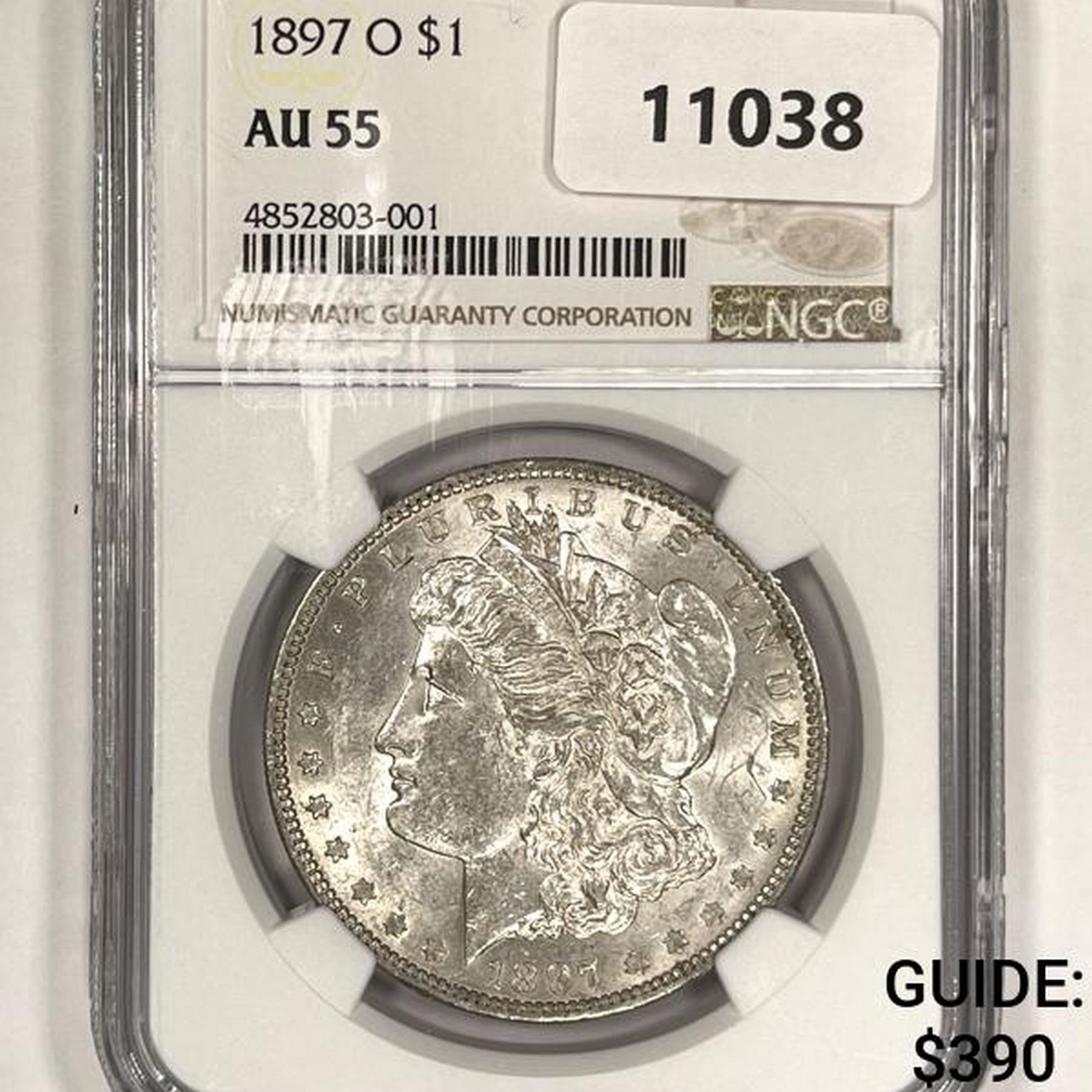 1897-O Morgan Silver Dollar NGC-AU55