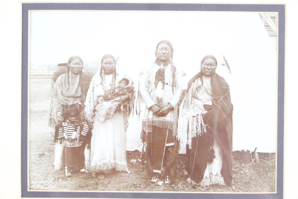 Chief Red Horse & Family Photograph by A.M Officer