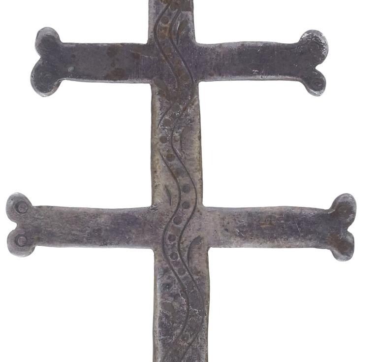 19th Century Trade Silver Cross of Lorraine