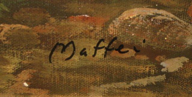 Oil painting signed Maffei