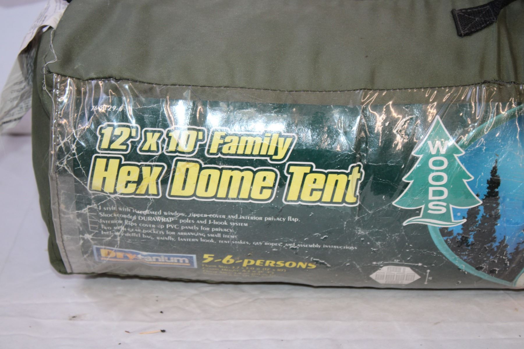 12x10 Family Size Hex Dome Tent