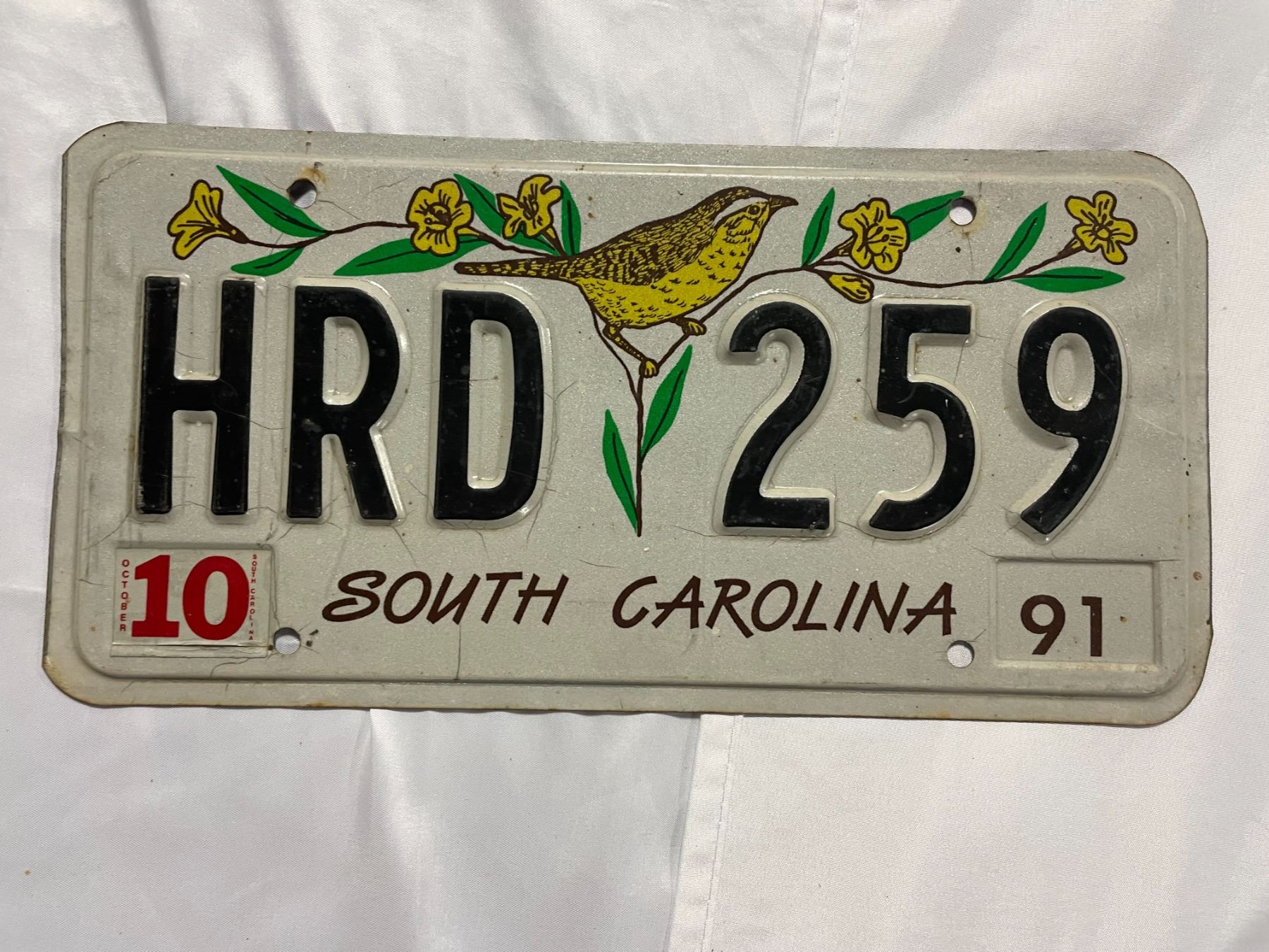 License Plate , South Carolina