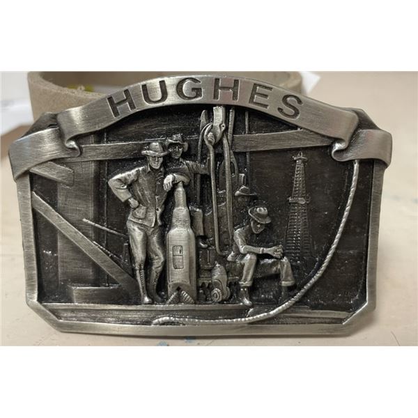 Hughes Tool Division Belt Buckle ASI3693 Oil Drilling Belt Buckle