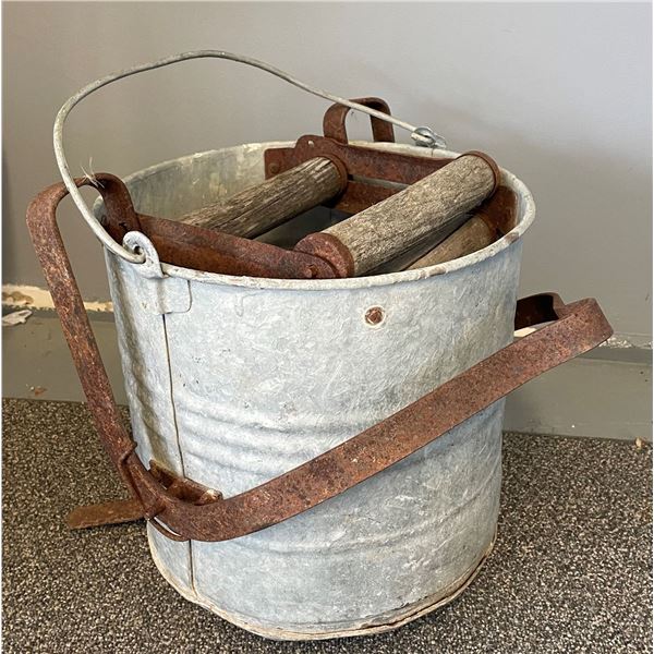 Galvanized Mop Bucket