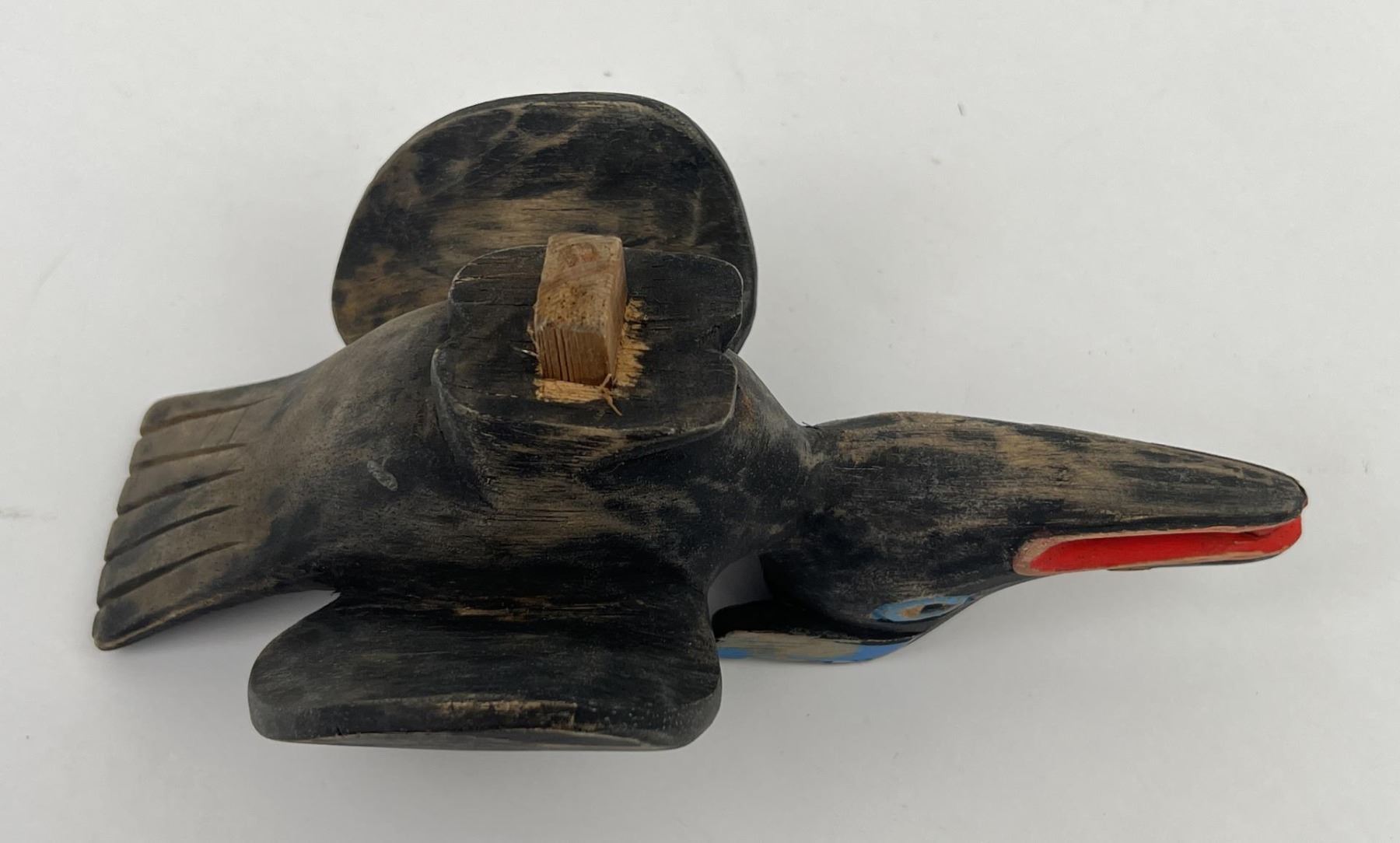 Haida Northwest Coast Indian Raven Finial