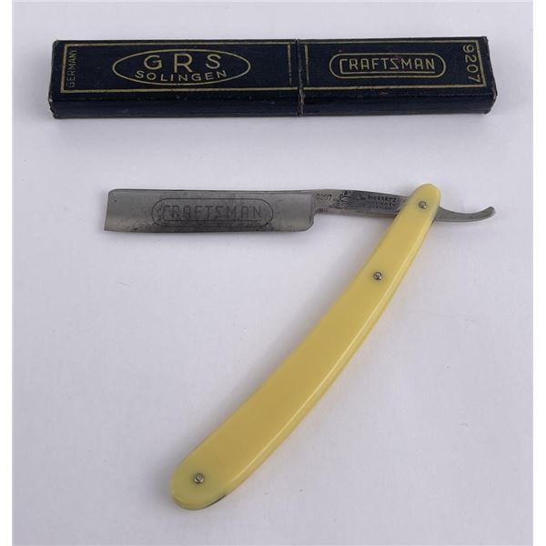 Antique Craftsman 9207 Straight Razor GRS