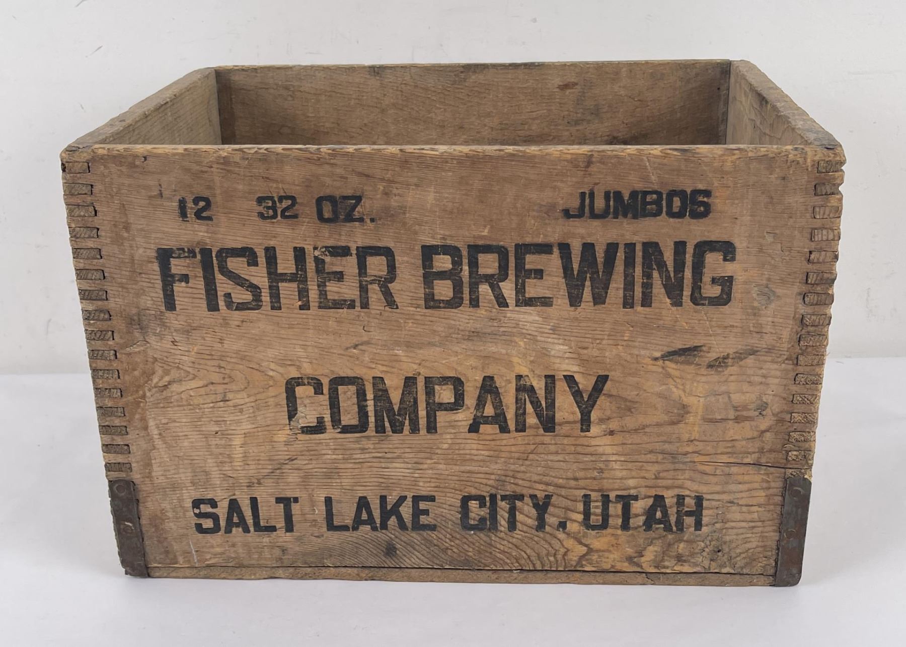 Fisher Brewing Company Salt Lake Utah Box Crate