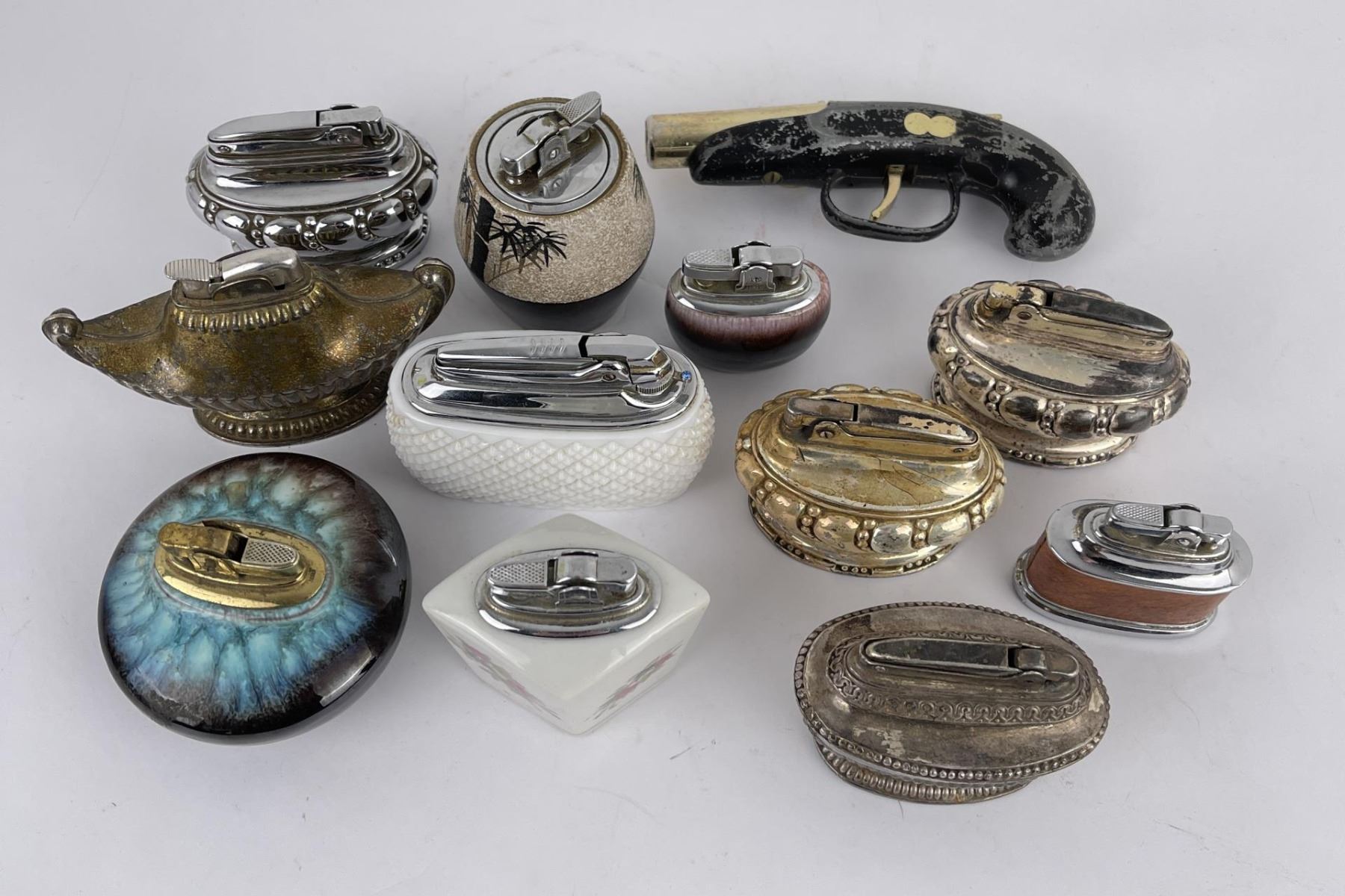 Collection of Mid Century Desk Lighters