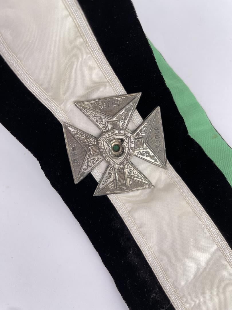 Antique Knights Templar Sash