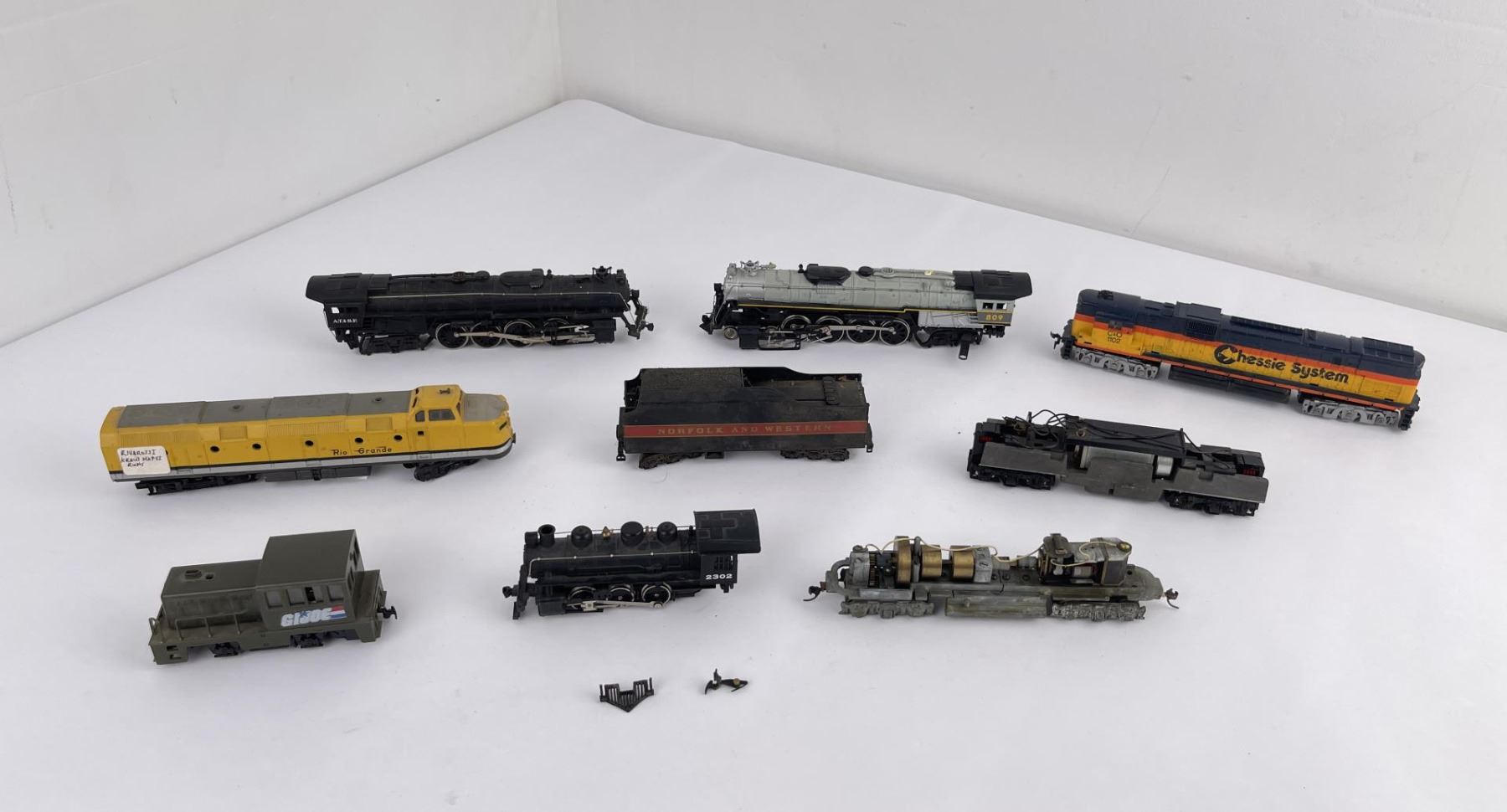 Collection of HO Scale Trains