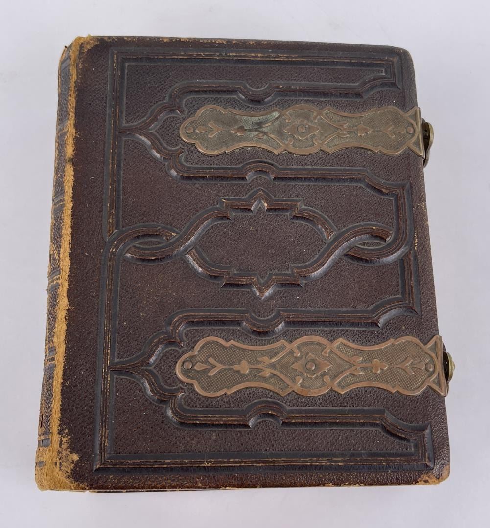 Antique CDV Tintype Photo Album