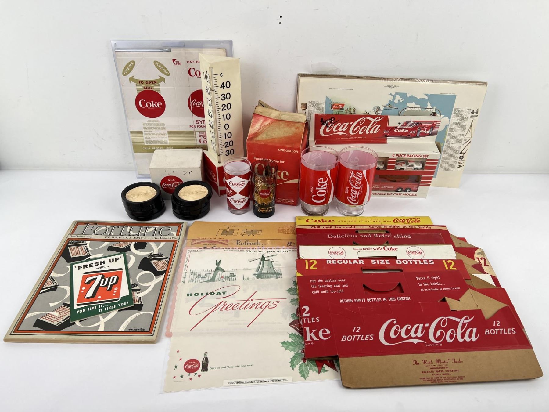 Group of Coca Cola Items