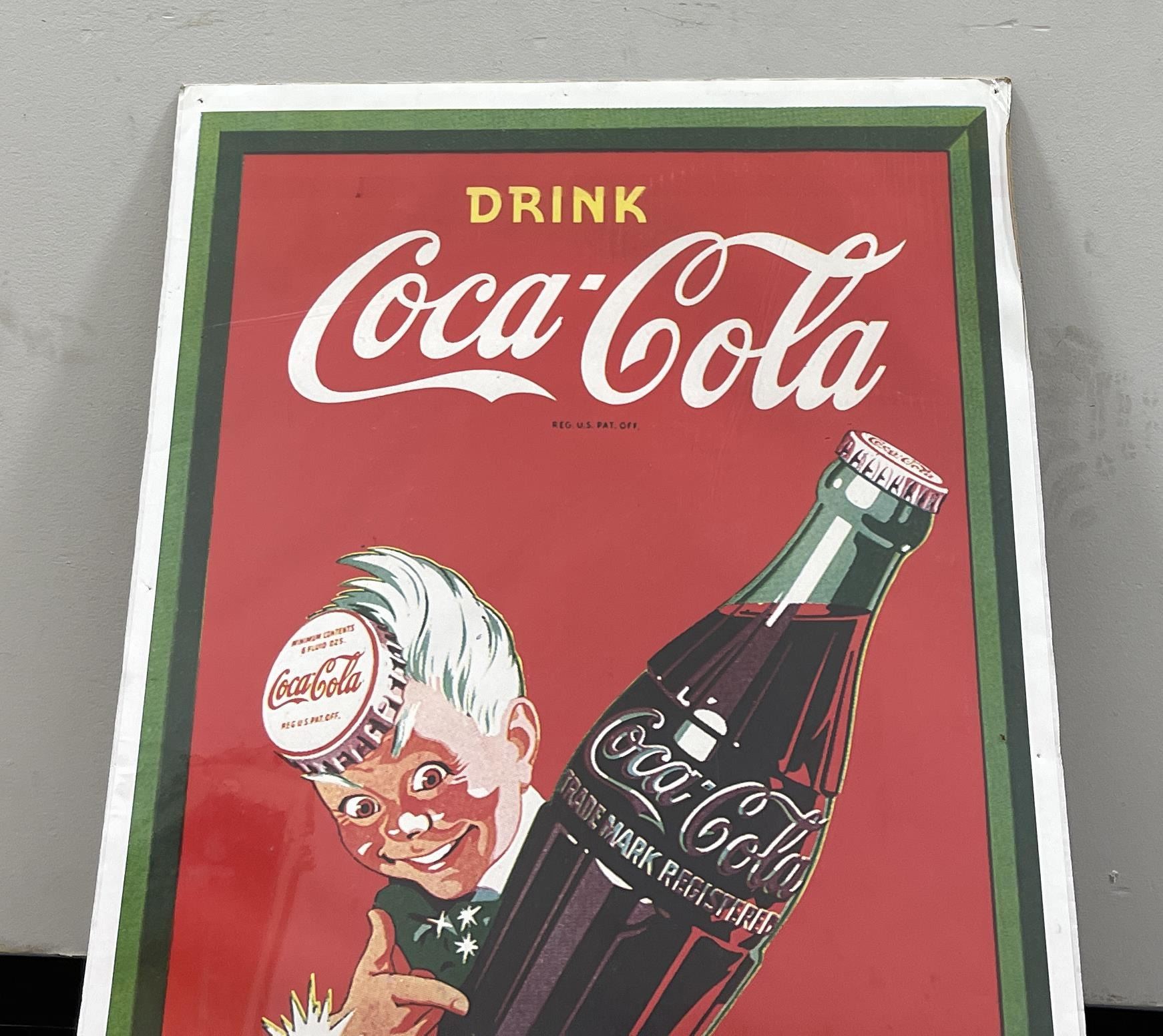 Reproduction Coca Cola Sprite Boy Sign